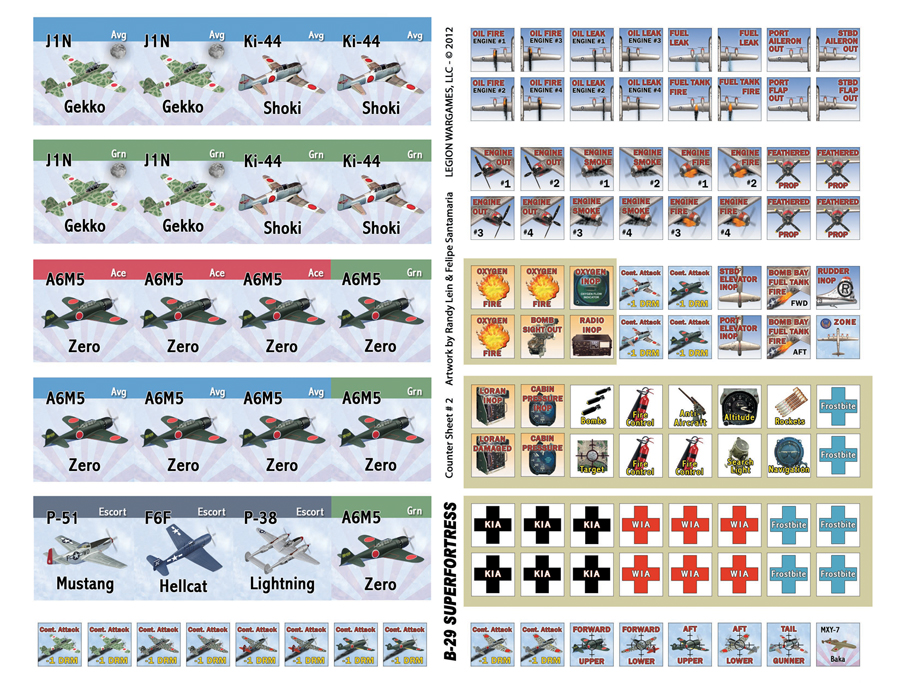 Printable Naval Wargame Counters